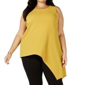 Alfani | Tops | Nwt Alfani Macys Asymmetrical Textured Tank Plus | Poshmark